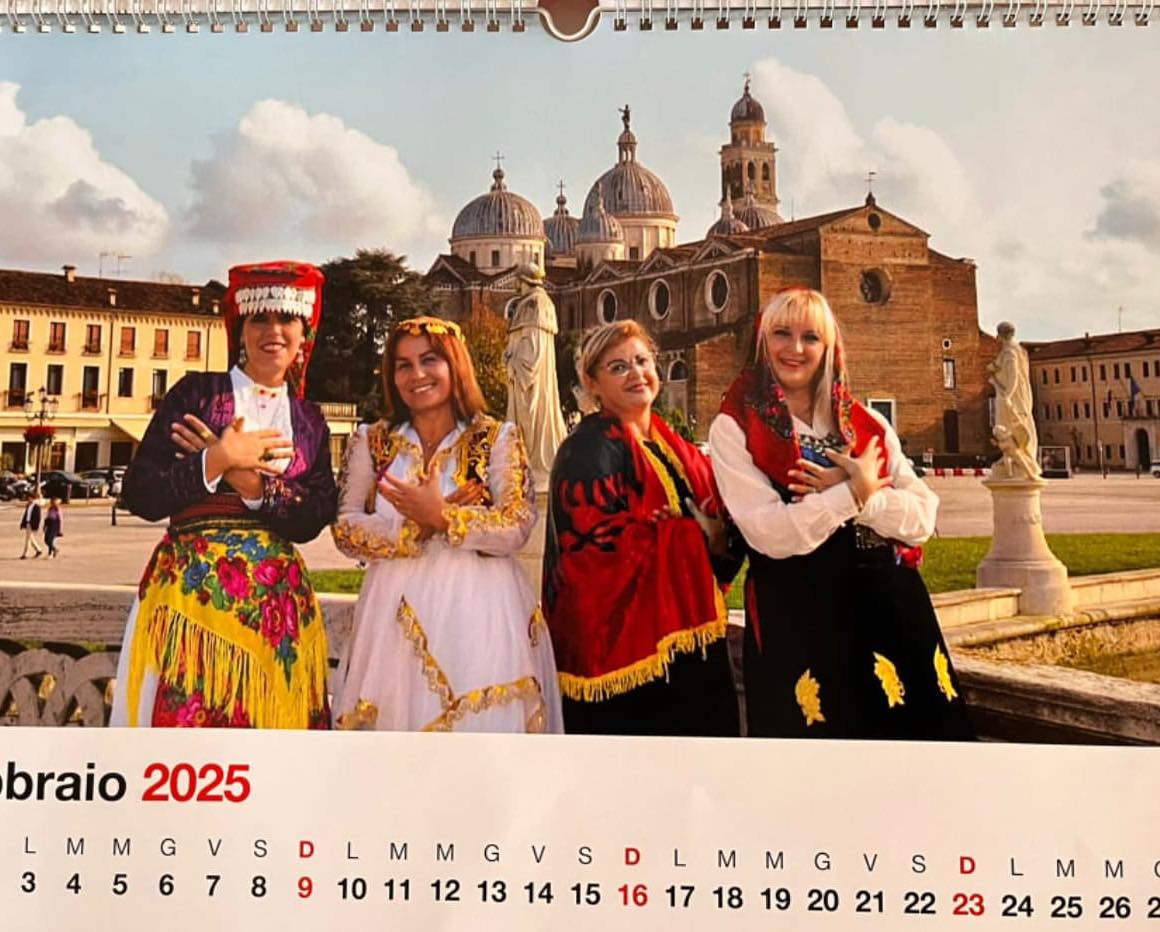 Kalendari i grave shqiptare që promovojnë kostumet popullore në Itali ...